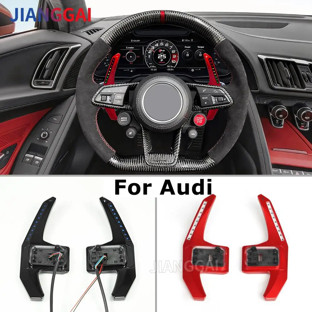 Car Steering Wheel Smart Led Paddle Shifter Model For Audi A3 A4 A5 A6 ...