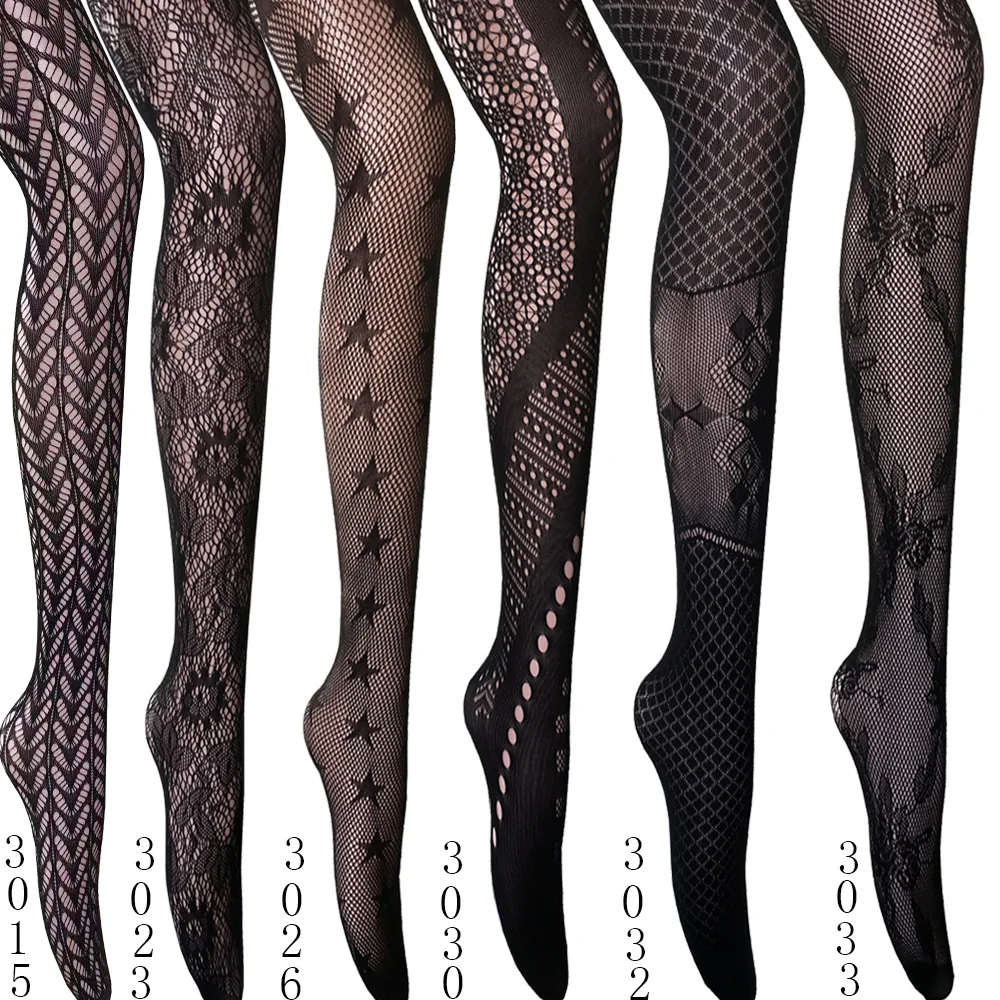 Women-Sexy-Fishnet-Tights-Jacquard-Weave-Seamless-Pantyhose-Yarns ...