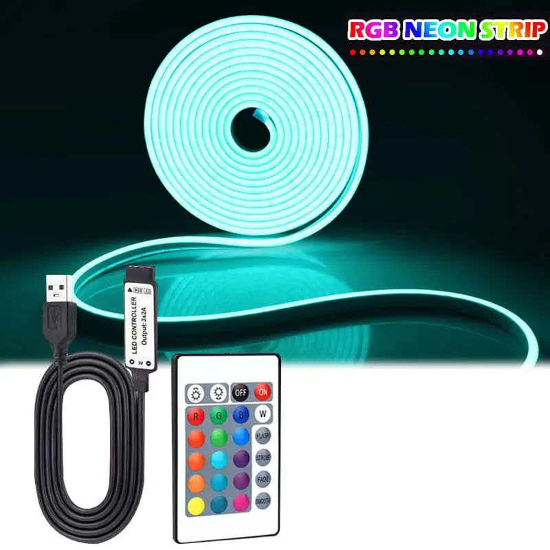 Imperme-vel-RGB-LED-Neon-Strip-Lights-para-festa-decora-o-de-casa ...