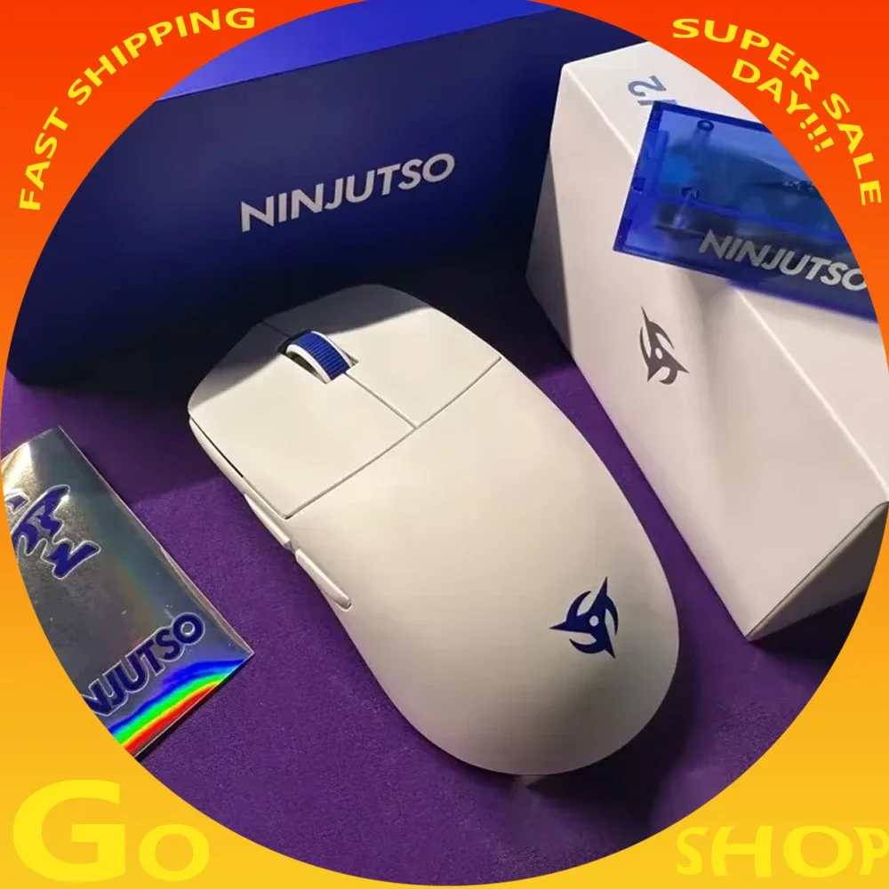 Ninjutso Sora V2 Wireless Mouse 8k Paw3395 Sensor Dual Mode Fps Gaming ...