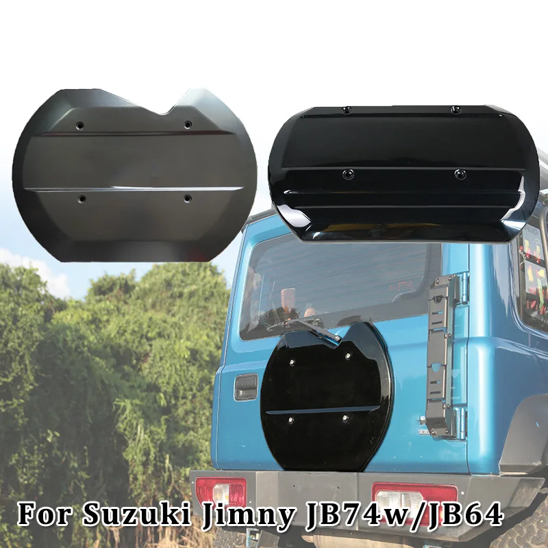 1PC HIGH QUALITY ABS REAR TRUNK SPARE TIRE TURTLE SHELL COVER FOR Suzuki Jimny JB64 JB74 2019 ...