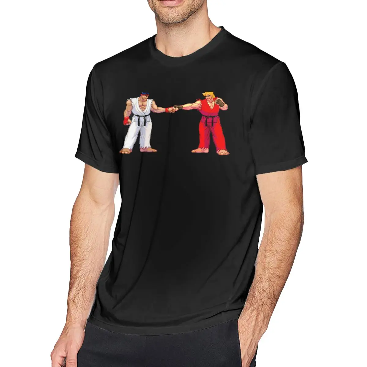 Ryu And Ken Fist Bump