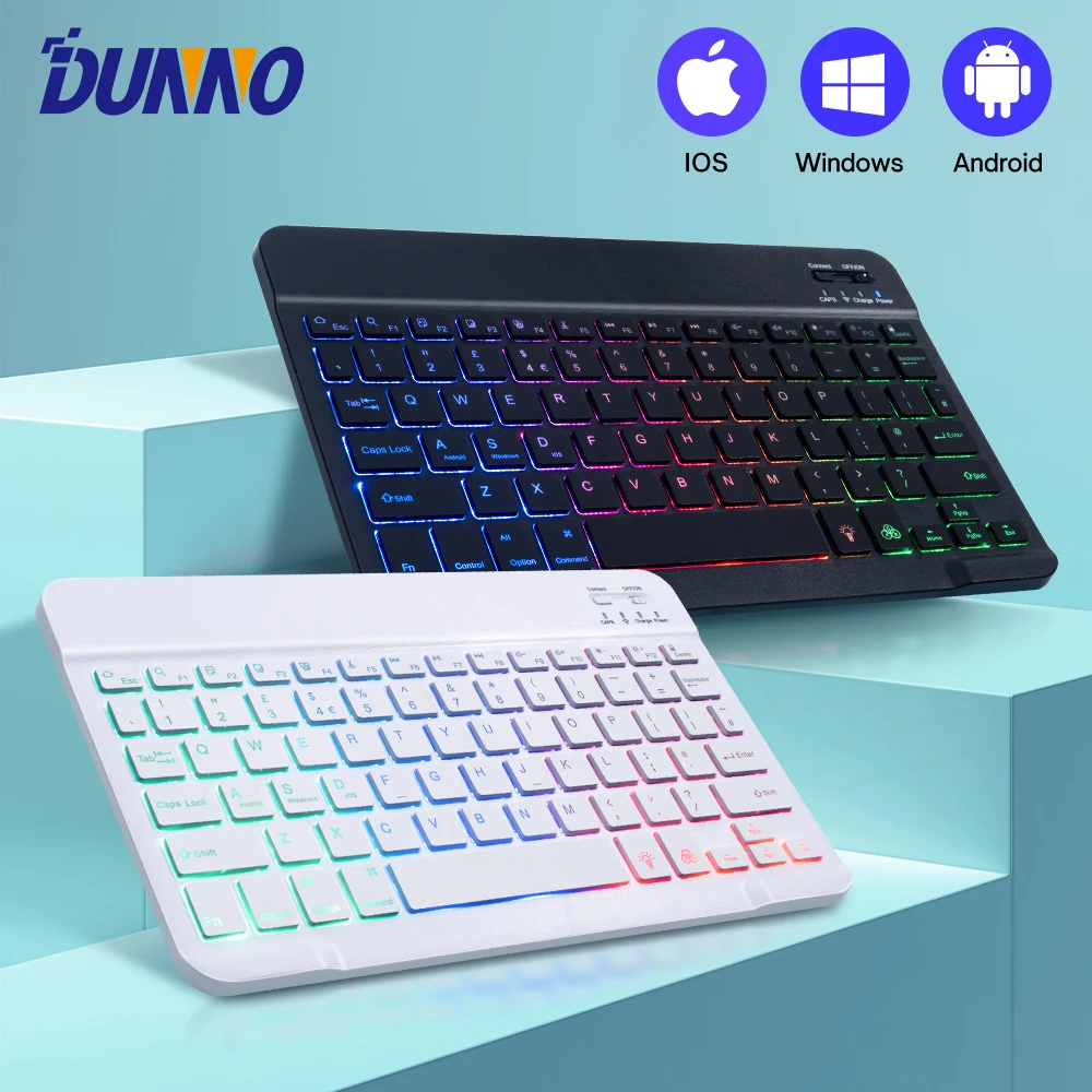 RGB-Backlit-Keyboard-For-Tablet-iPad-Phone-PC-Android-IOS-Windows ...