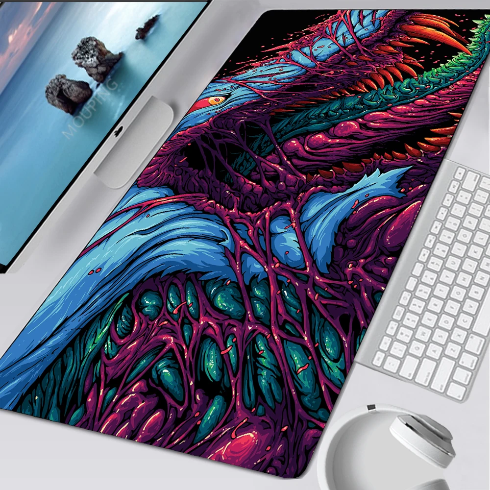 Large-Gaming-Mouse-Pad-Computer-Gamer-Keyboard-Mouse-Mat-Hyper-Beast ...