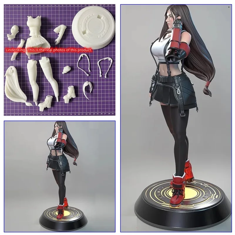 LindenKing-Garage-Kits-A738-3D-Woman-Scale-Tifa-Figure-GK-Model ...