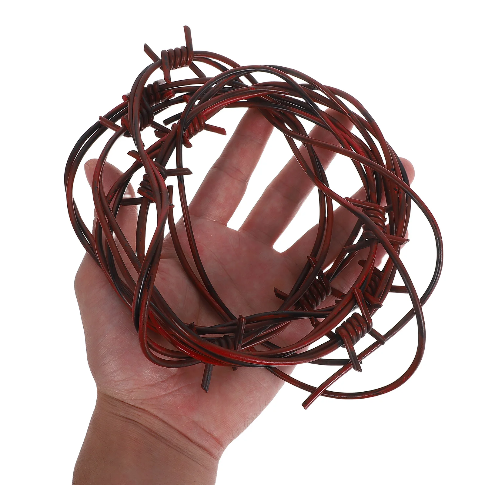 2pcs Fake Barbed Wire Halloween Scene Barbed Wire Decoration 2.5m ...