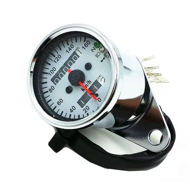 Universal-12V-LED-Backlight-Signal-Dual-Odometer-Speedometer-Gauge ...