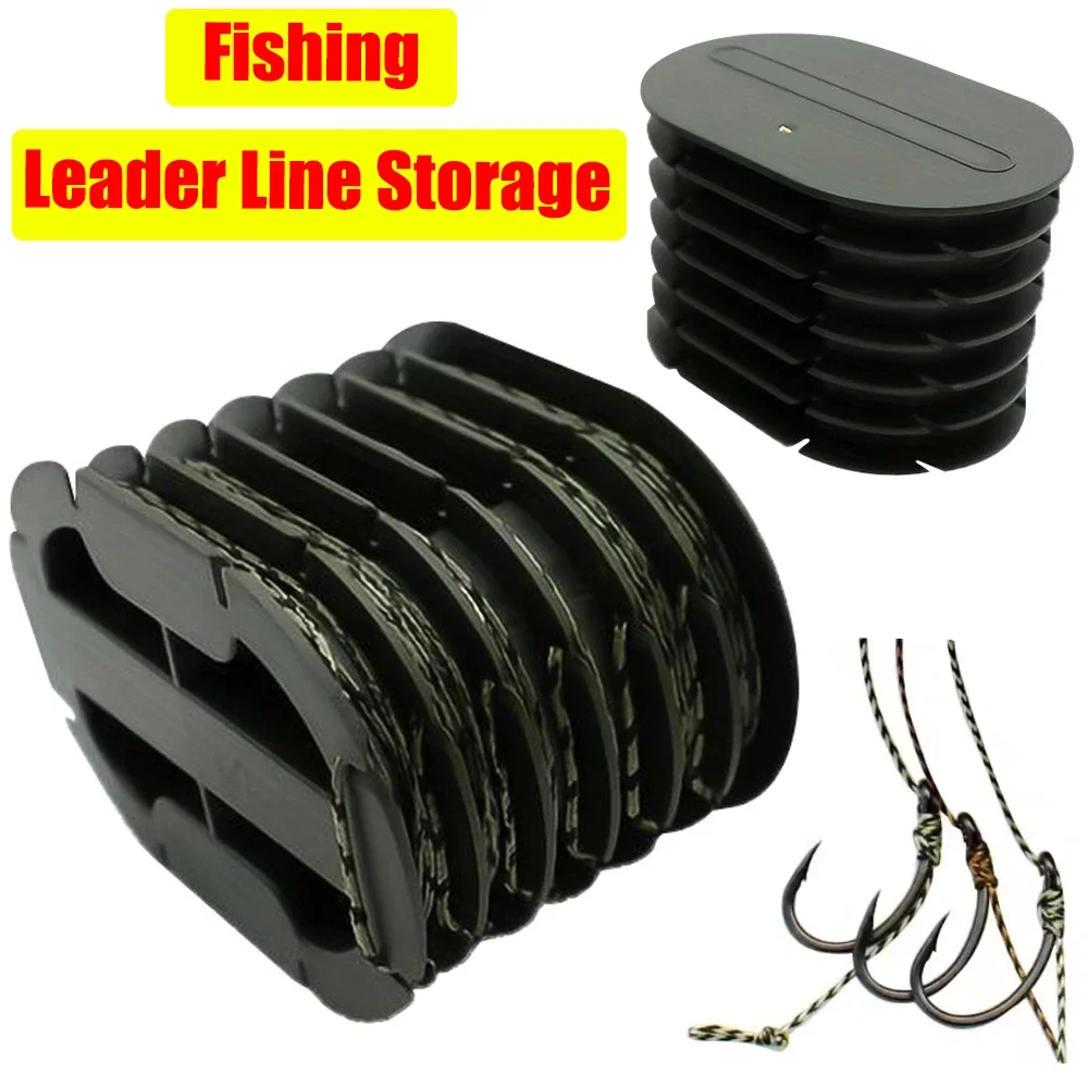 6 Leaders Storage Fishing Leader Line Storage Carp Fishing Line Keep ...