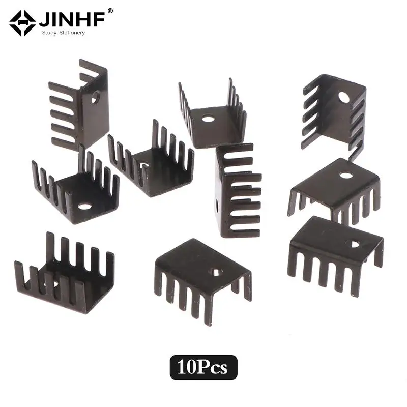 10pcs Aluminium TO-220 Heatsink 19*15*10MM TO 220 Heat Sink Transistor ...