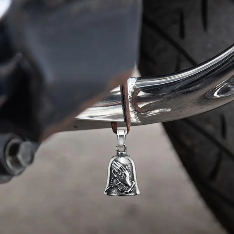 Vintage Motorcycle Bell Pendant Heart Lucky Bell style riding Bell Good ...