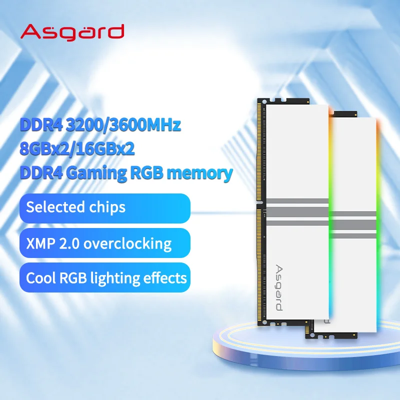 Asgard RGB RAM DDR4 Memory V5 Series DDR4 RAM PC Memory 16GBx2 3200MHz ...