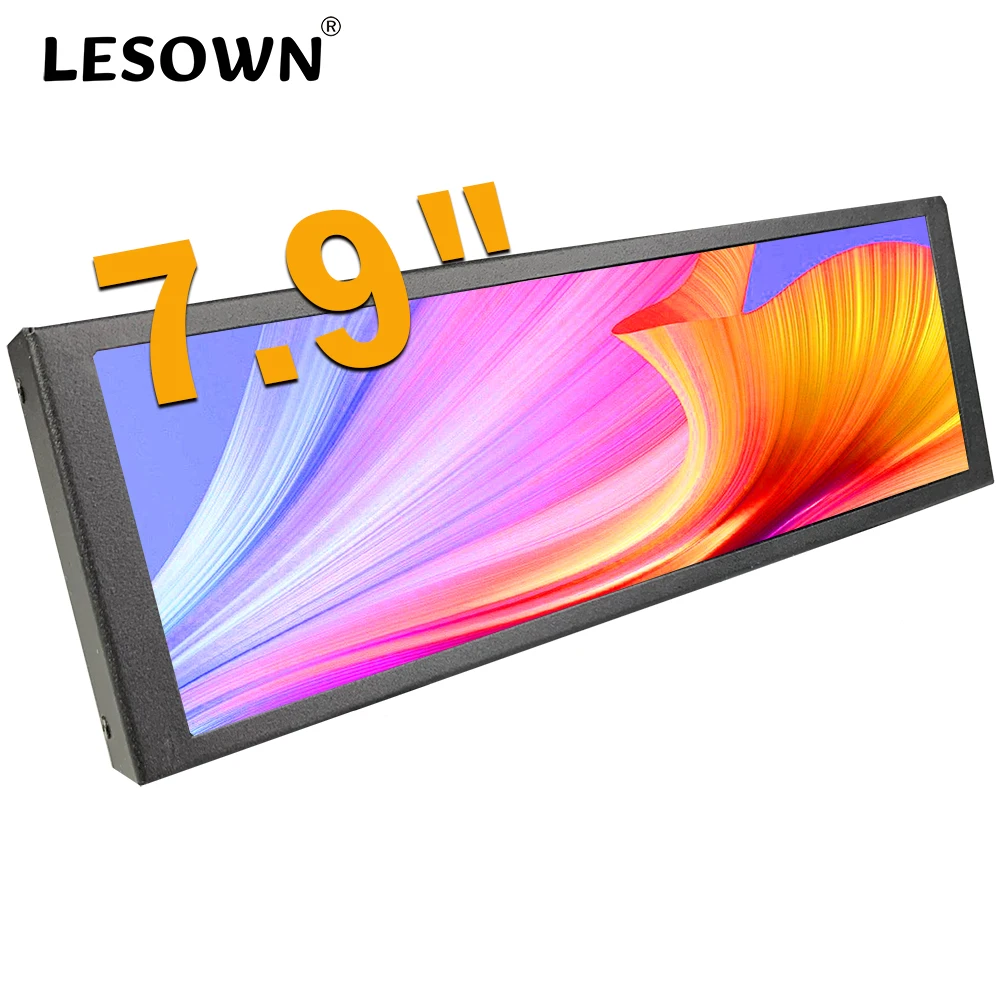 LESOWN-7-84-inch-Long-Bar-Touchscreen-LCD-Monitor-400x1280-IPS-mini ...