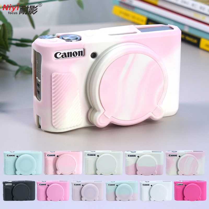 Camera-Silicone-Case-for-Canon-SX730-SX740-Soft-Silicone-Protector ...