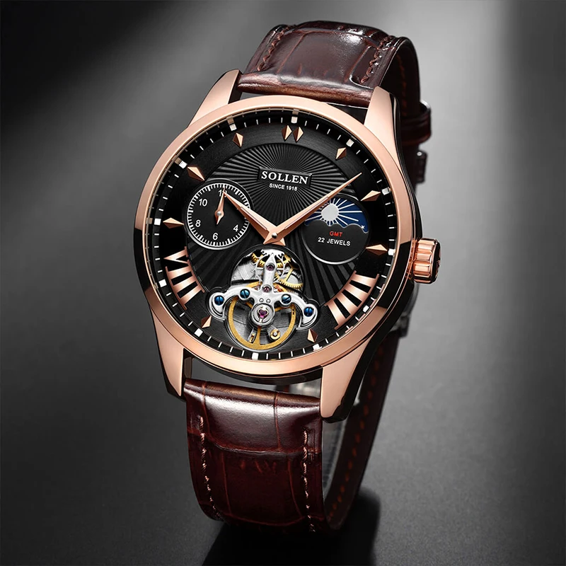 SOLLEN-watch-men-s-fully-automatic-mechanical-watch-waterproof-night ...