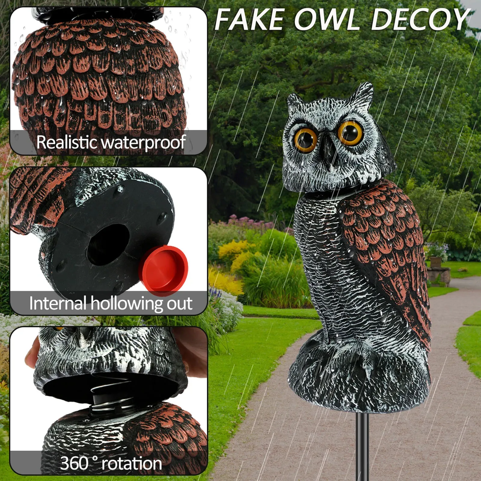 2-Pcs-Owl-Scare-Bird-Control-Devices-with-360-Swivel-Head-Waterproof ...