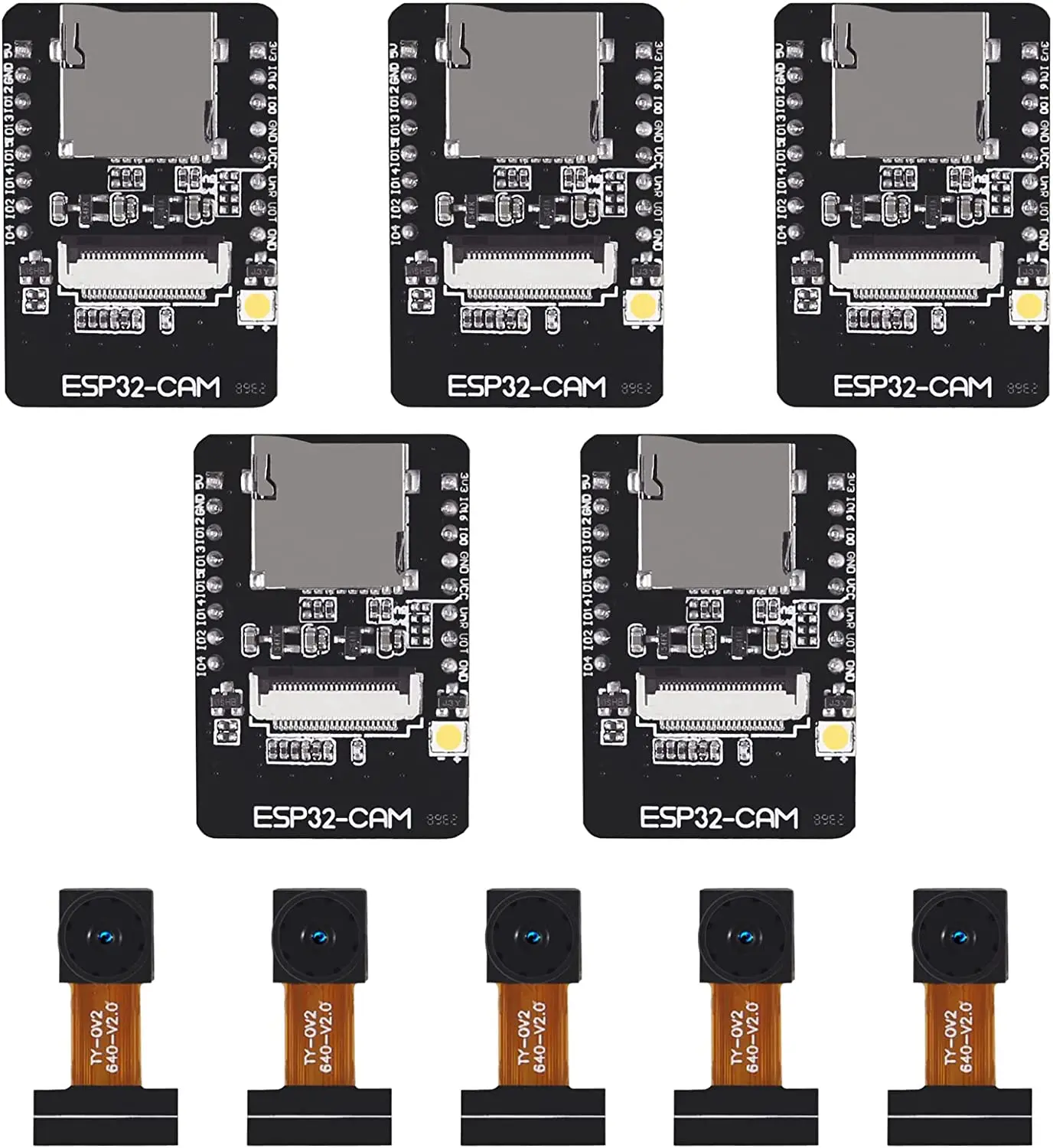 ESP32-CAM-IPEX-External-antenna-WiFi-Bluetooth-Module-Camera-Module ...
