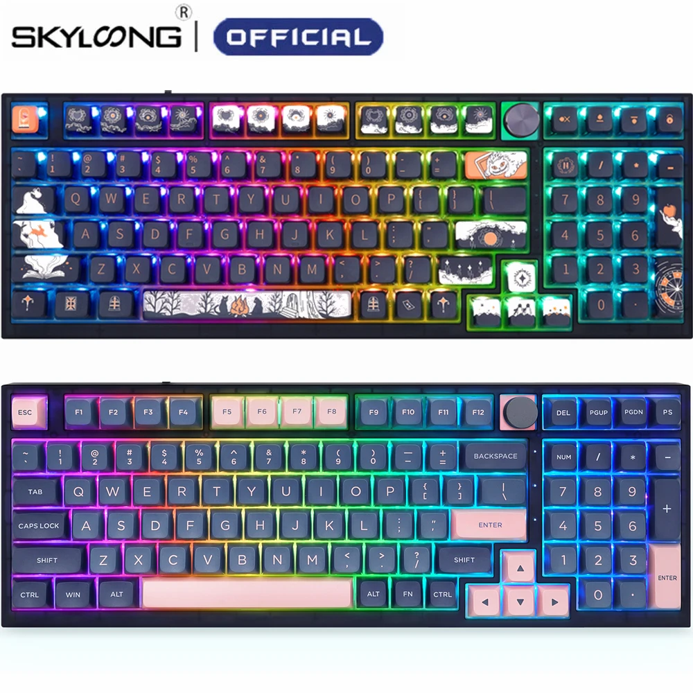 SKYLOONG-GK980-Mechanical-Keyboard-Lite-Gasket-3-Modes-Bluetooth ...