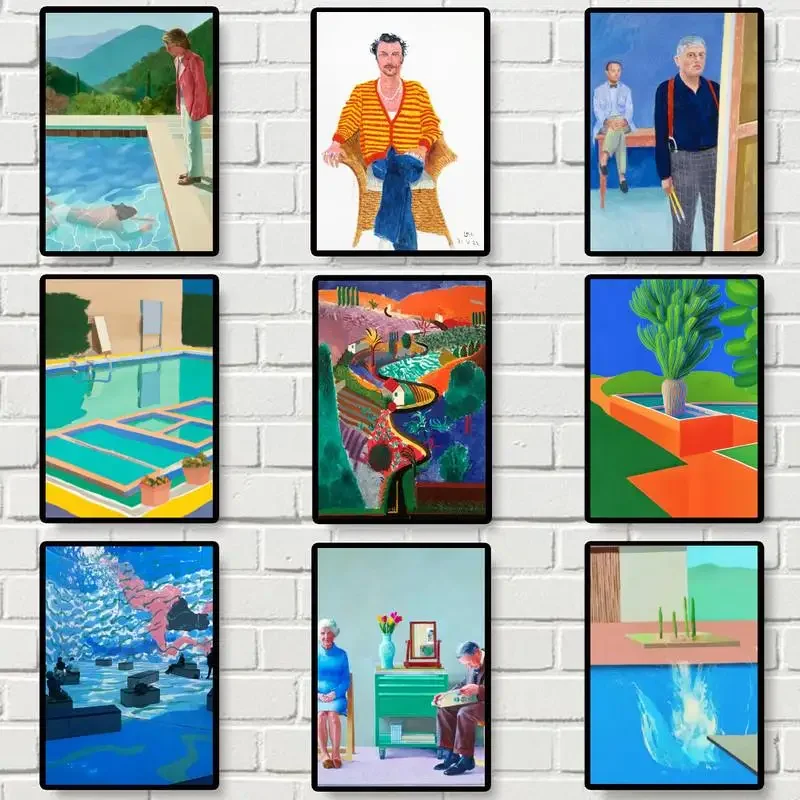 David Hockney Art POSTER Poster Prints Wall Pictures Living Room Home ...