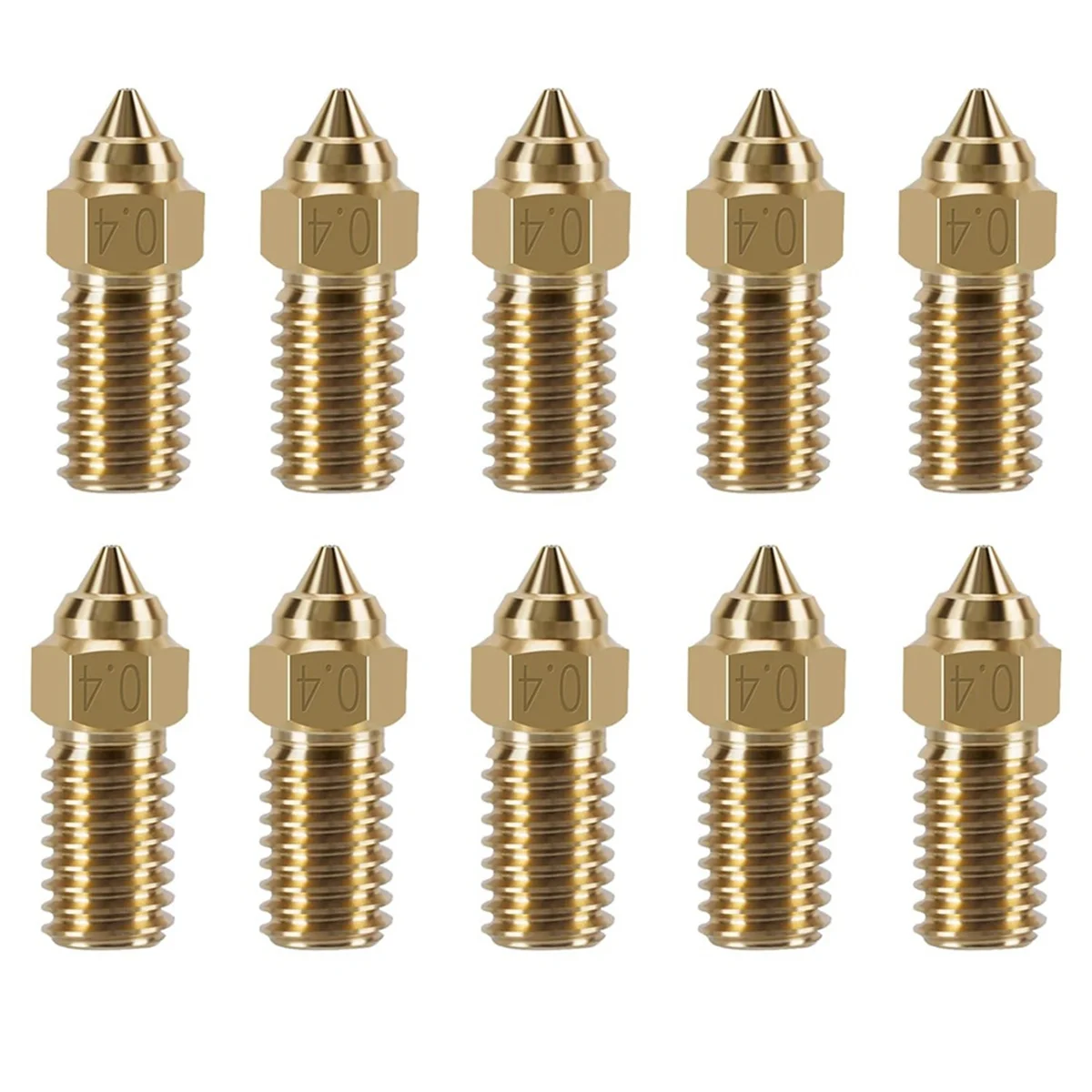 10PCS-Nozzles-Kit-for-Elegoo-Neptune-4-Series-3D-Printer-Parts-Brass-0 ...