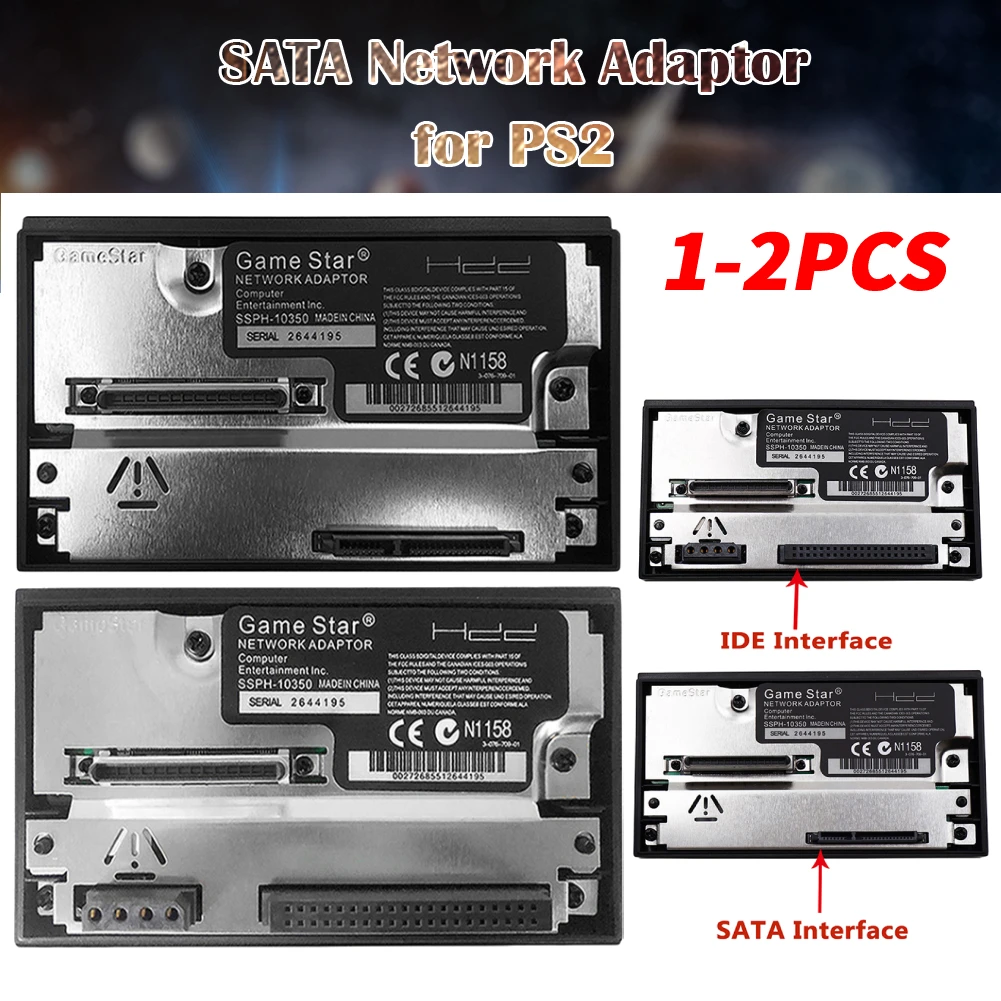 Portable-Network-Card-Adapter-For-PS2-Game-Console-SATA-IDE-Interface ...