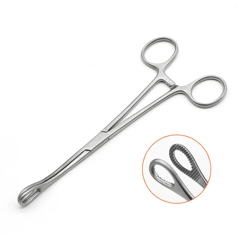 Stainless-Steel-Sponge-Forceps-Medical-Forceps-Oval-Forceps ...