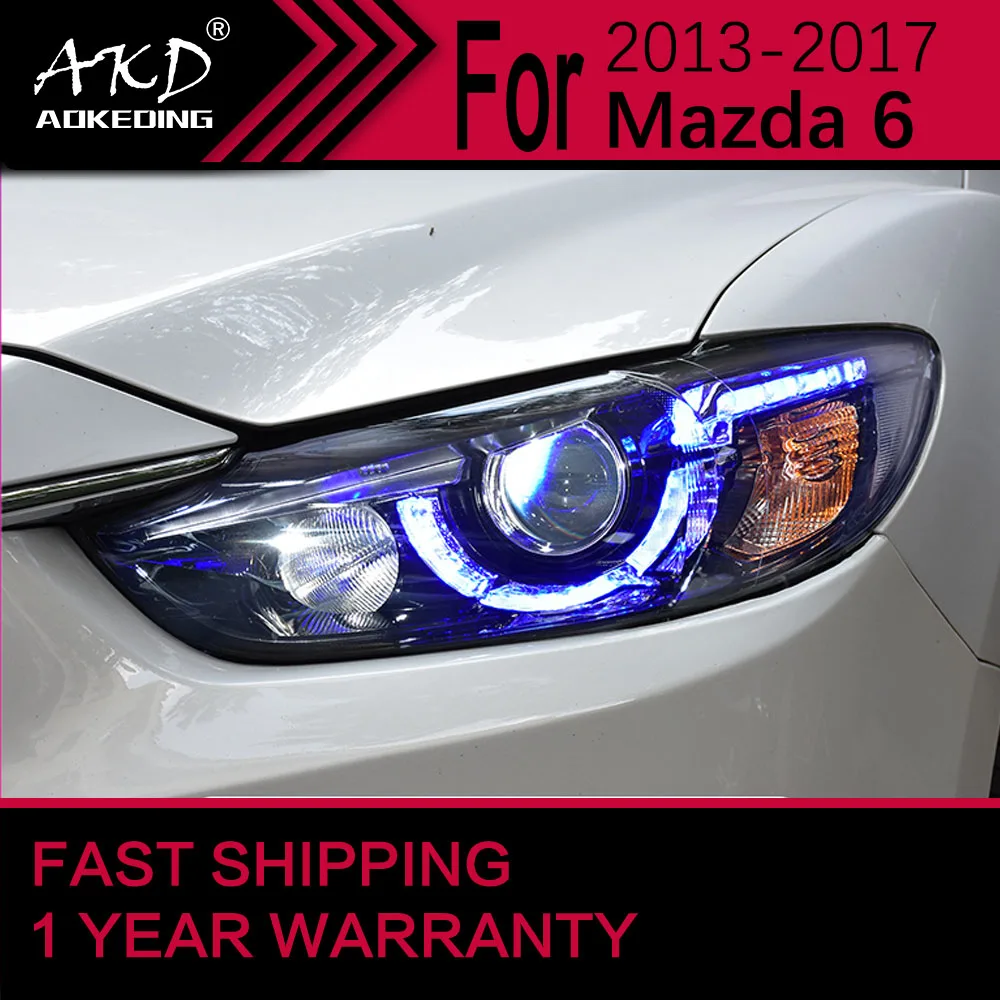Car-Lights-for-Mazda-6-LED-Headlight-2013-2016-Atenza-Mazda6-Head-Lamp ...