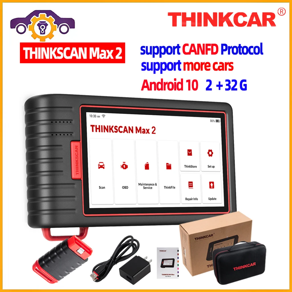 Thinkcar-herramienta-de-diagn-stico-Thinkscan-Max-Max2-OBD2-sistema ...