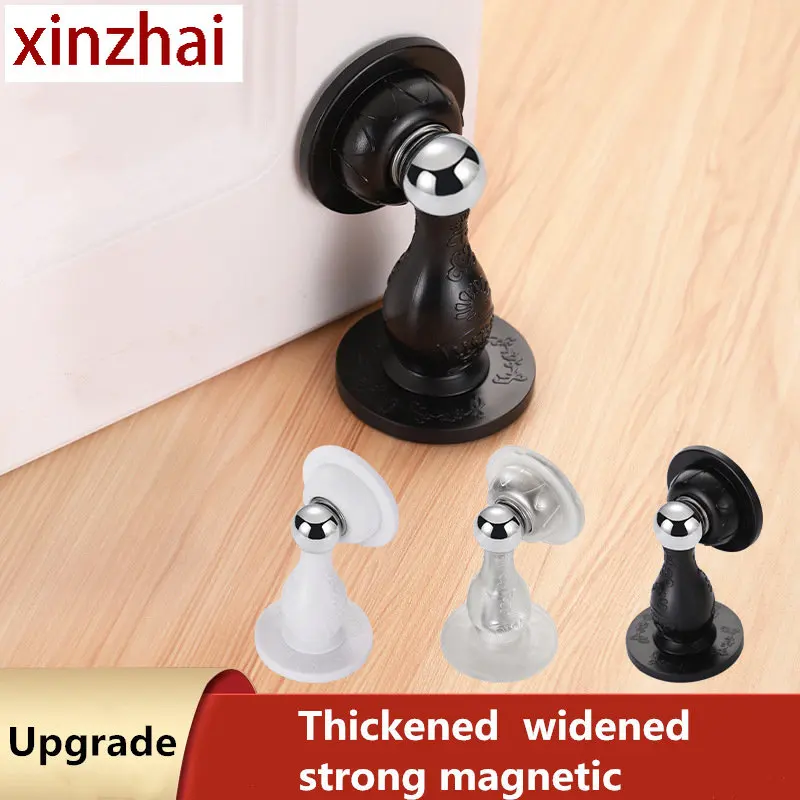 New-Strong-Magnetic-Silicone-Wall-Suction-Crystal-Door-Stop-Indoor-Anti ...