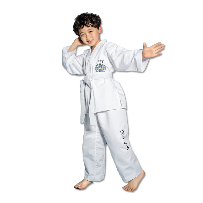 Profession-ITF-Taekwondo-Uniform-White-Taekwondo-Dobok-Exquisite ...