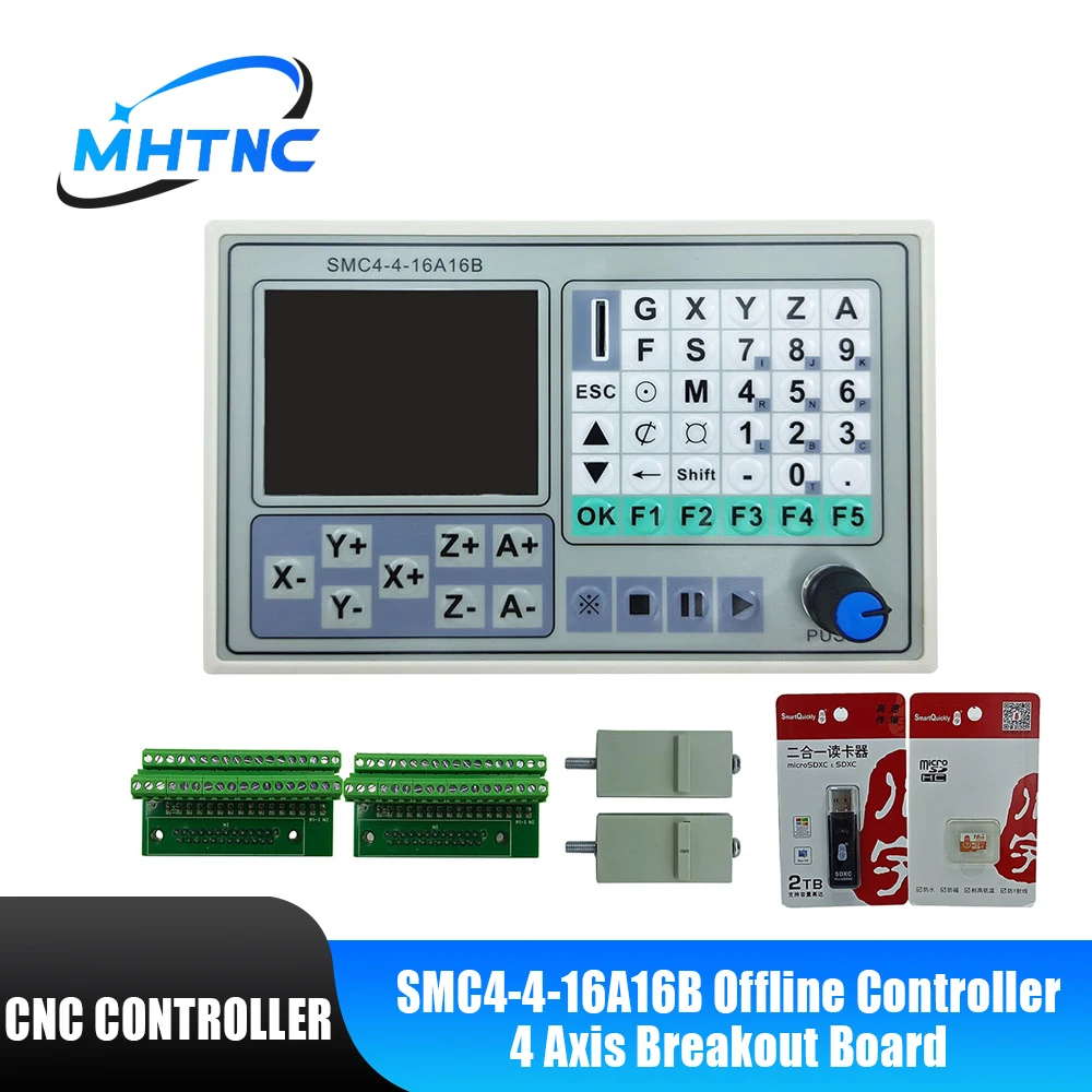 MHTNC-CNC-Controller-SMC4-4-16A16B-50KHZ-4-axis-offline-motion-control ...