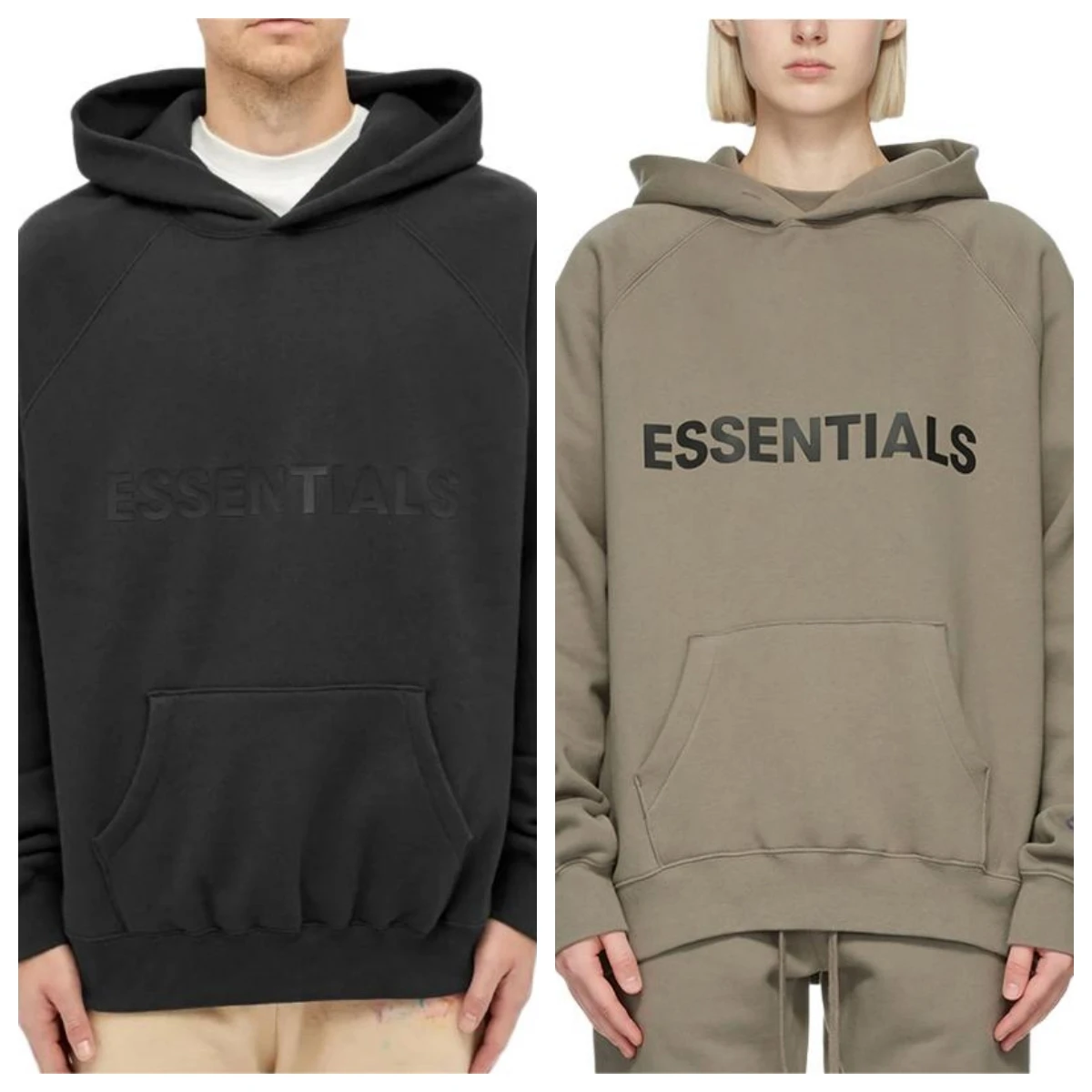 Essentials-Sudadera-con-capucha-para-hombre-y-mujer-su-ter-holgado-con ...