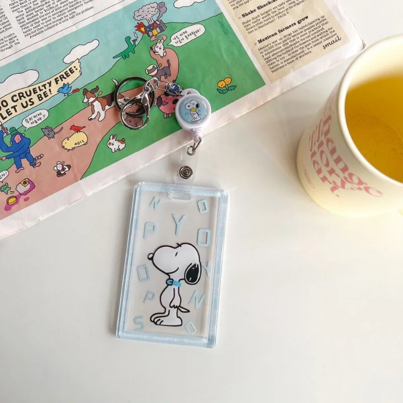 Tarjetero con diseño de Snoopy Charlie Brown, estuche para tarjetas de ...