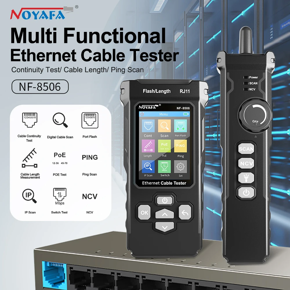 NOYAFA-NF-8506-Network-Cable-Tester-Multifunction-Cable-Tracker-Support ...