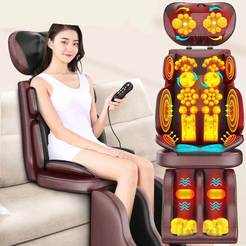 Electric-Vibrating-Massage-Cushion-Massage-Chair-for-Neck-Back-Waist ...
