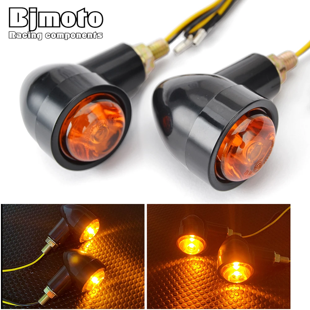 Universal-Vintage-Classic-Motorcycle-LED-Super-bright-bulb-Turn-Signals ...