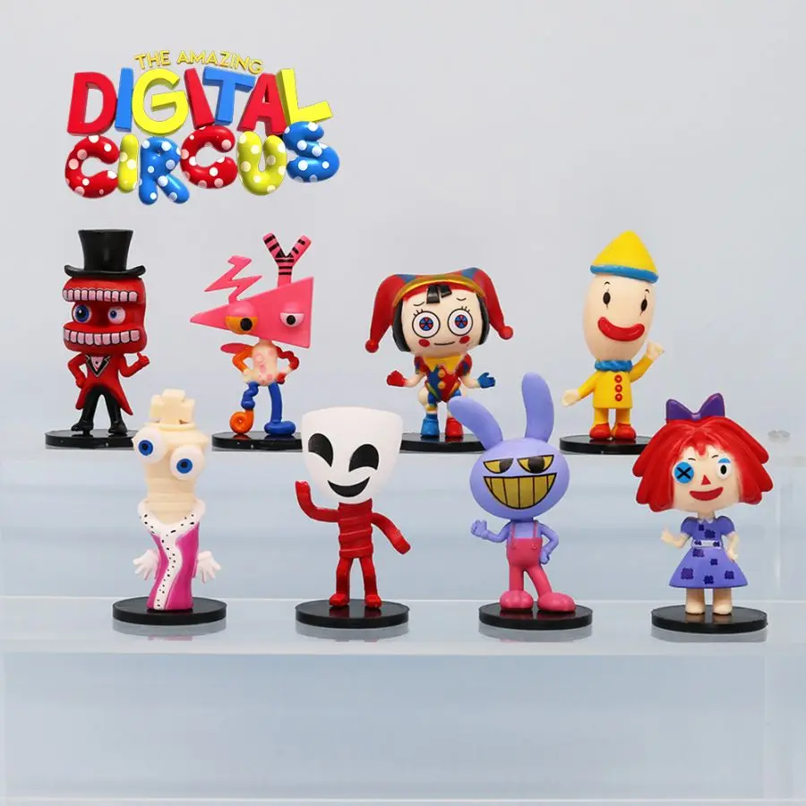 8PCS-THE-AMAZING-DIGITAL-CIRCUS-Model-Toy-Hobbies-Cartoon-Art ...