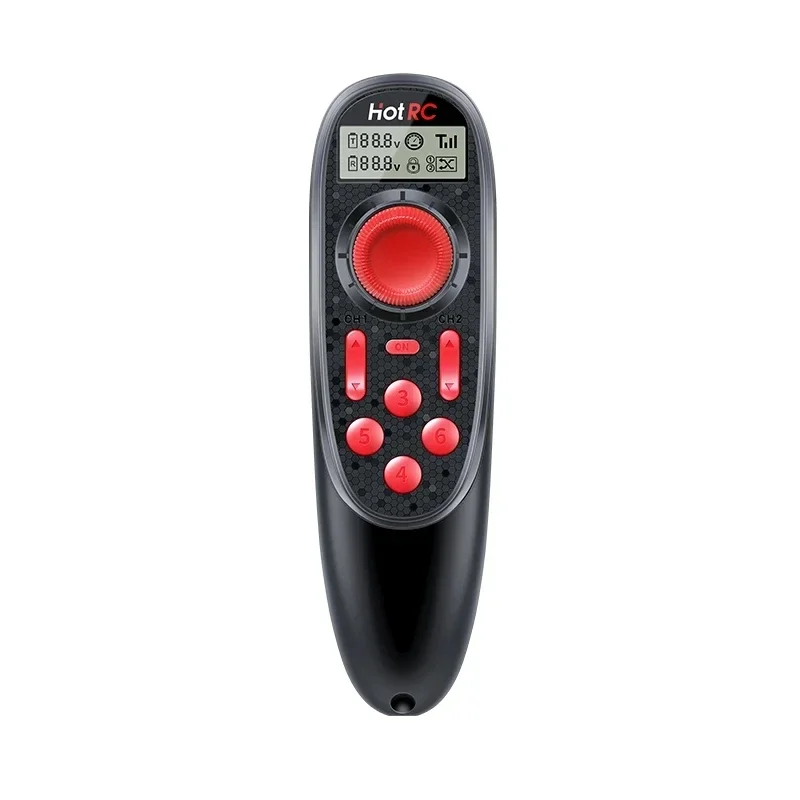 HOTRC DS600 6CH 6 Channel 2.4G LCD Screen Radio System Transmitter ...
