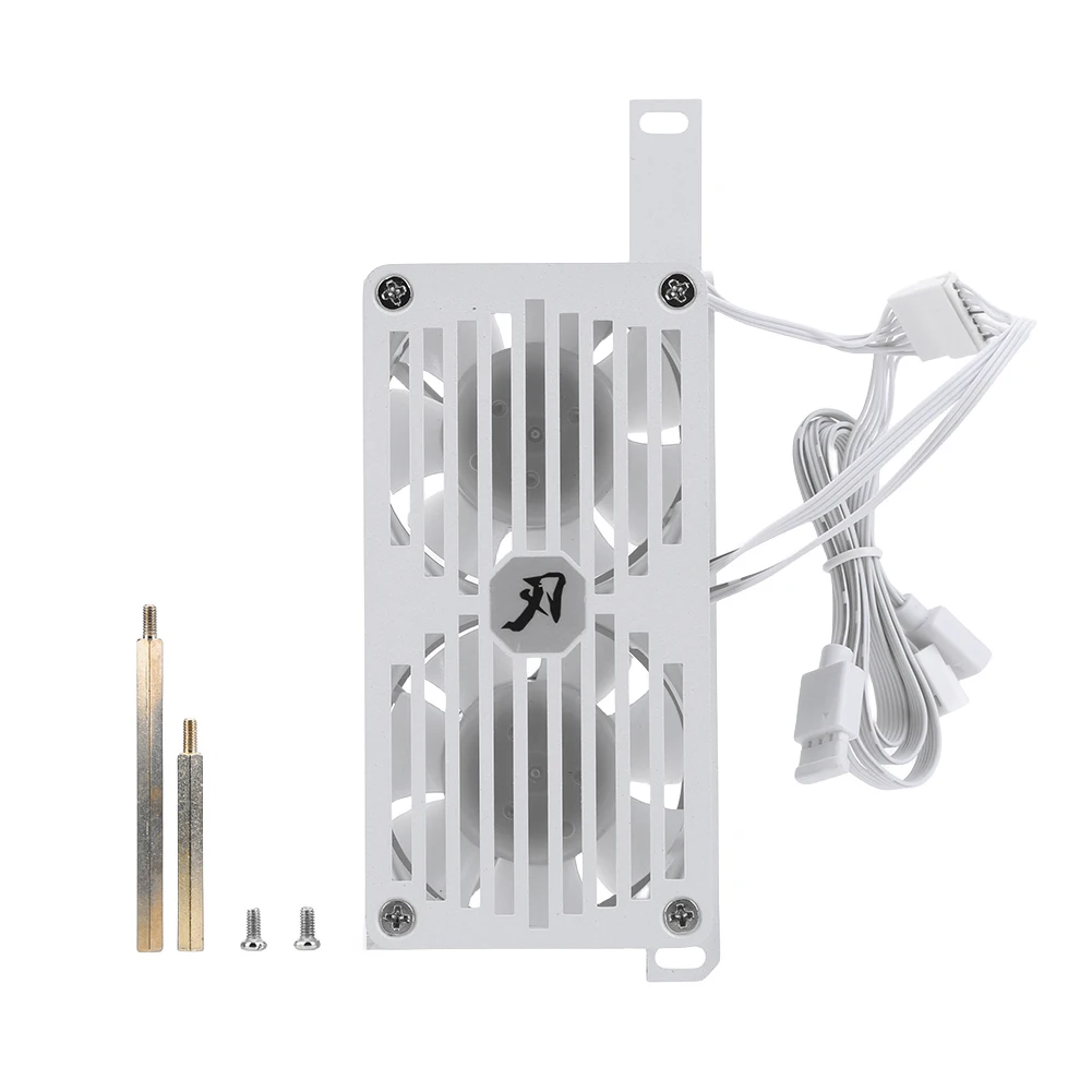 RAM Heatsink Cooler ARGB Syn RAM Memory Cooling Fan with Dual 60mm Fan ...