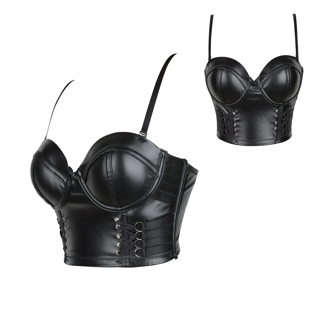 Sexy Fashionest Short Up Underbust Soft PU/Satin Steampunk Gothic ...