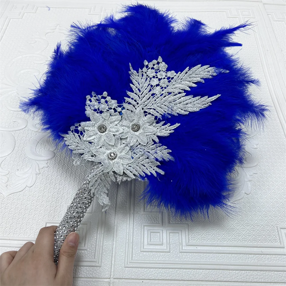 Nigerian-Style-Fan-African-feather-Fan-Ladies-Wedding-Feather-Fan-For ...