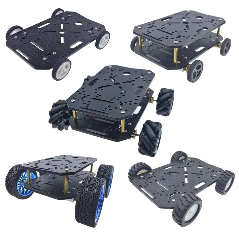 4WD Chassis Smart Robot Car 6V N20 DC Mini Micro Gear Motor Smart Car ...