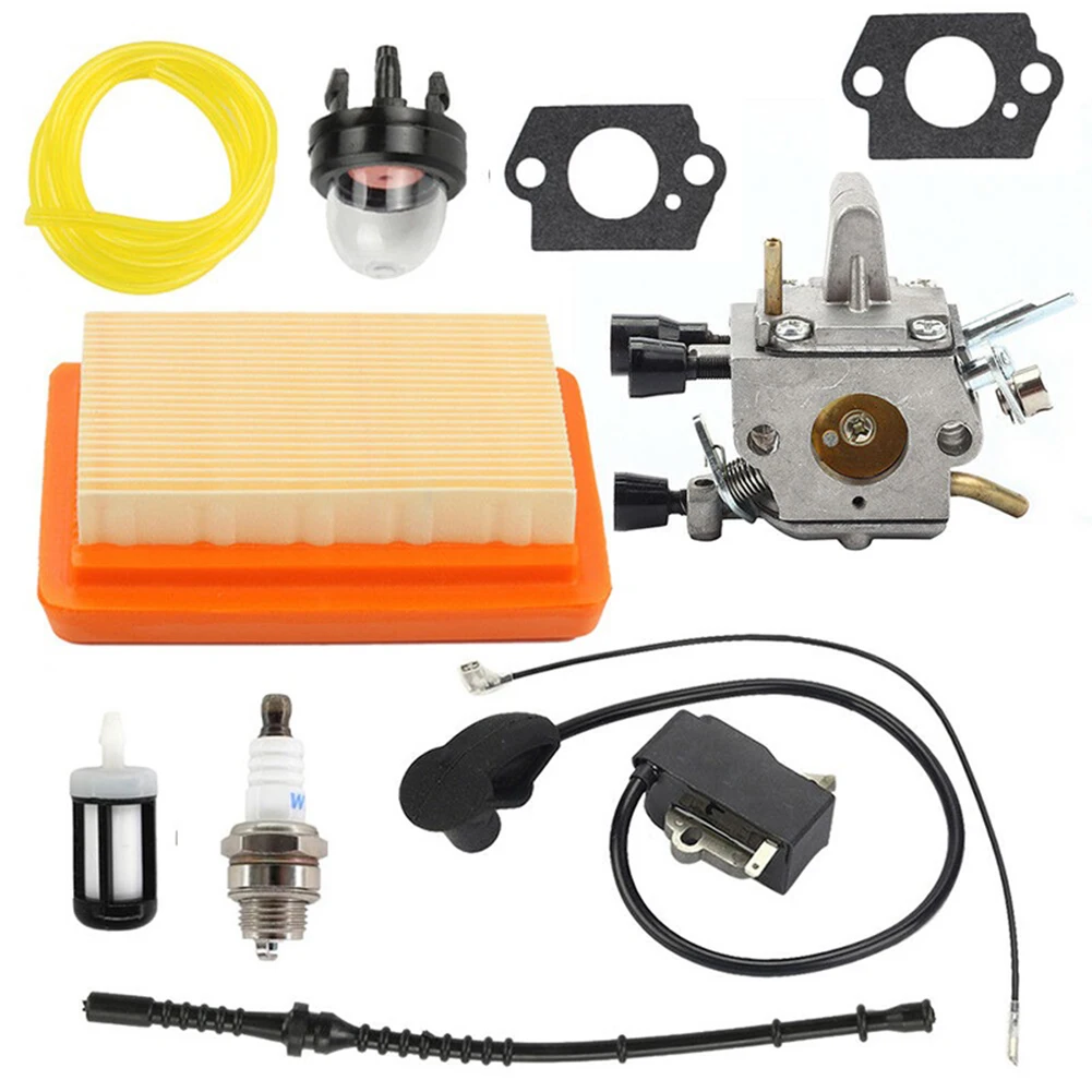Carburetor-Kit-For-Stihl-FS120-FS200-FS250-FS250R-FS300-FS350-Trimmer ...