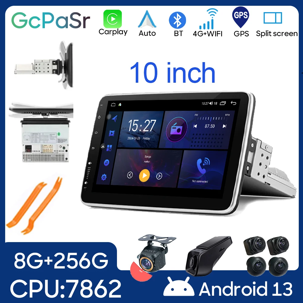 Android-Car-Multimedia-Player-4G-WIFI-1Din-32G-64-128G10inch-360 ...