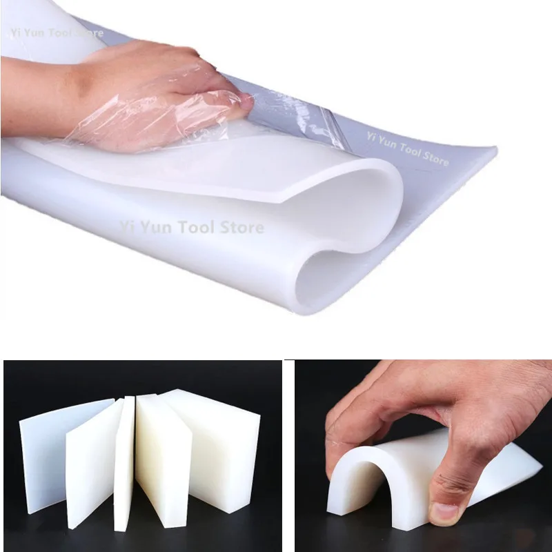 Translucent-Silicone-Rubber-Sheet-1-2-3mm-White-Silicone-Gasket-No ...