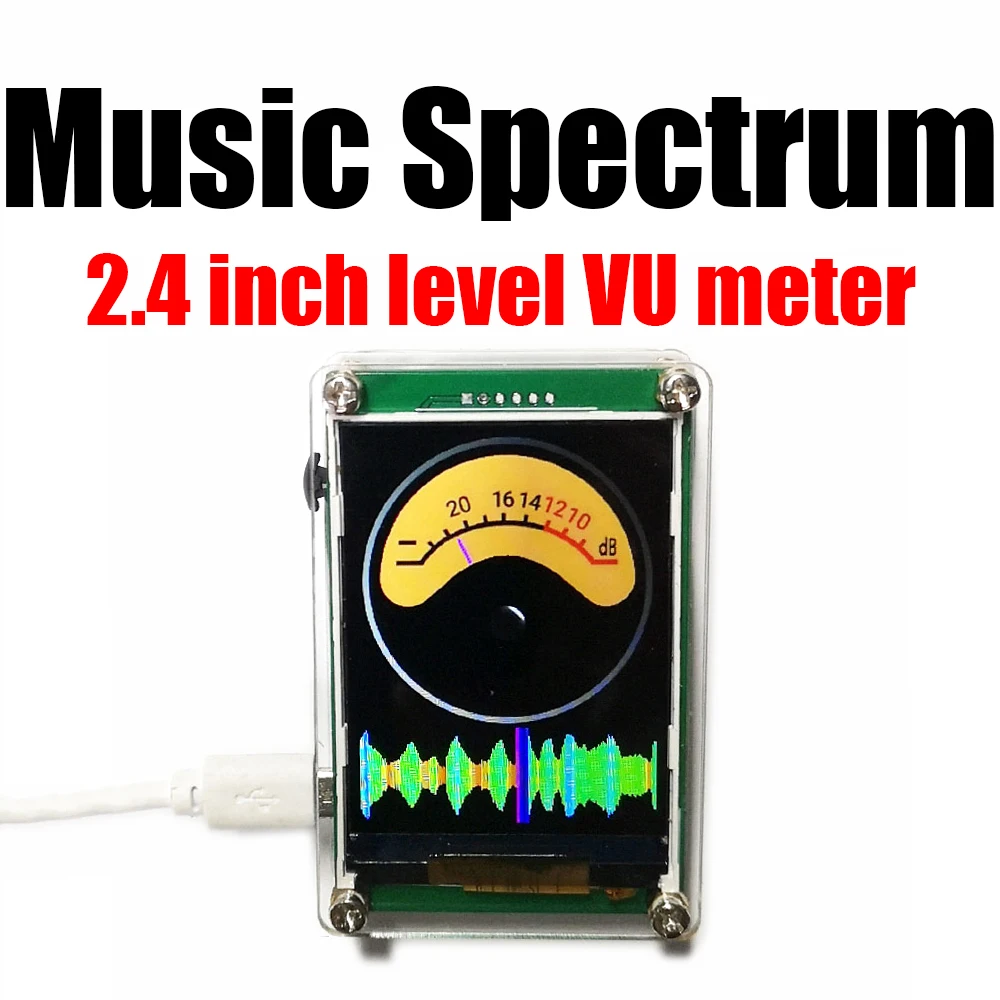 2-4-inch-analog-level-VU-meter-Voice-control-Music-Spectrum-digital ...