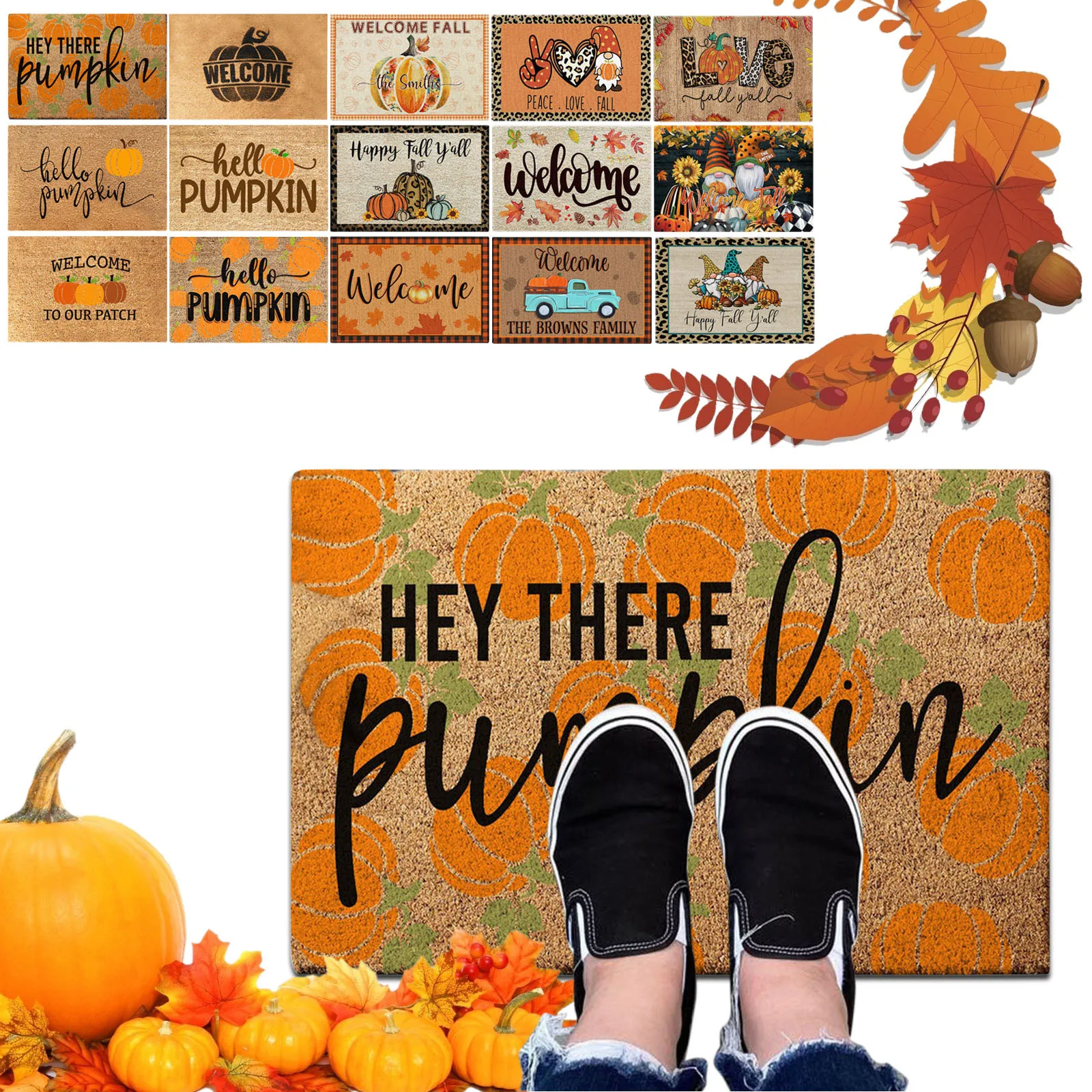 Welcome-Entrance-Doormats-Christmas-Letter-Home-Autumn-Fall-Dwarf-Front-Door-Mat-Carpet-Floor ...