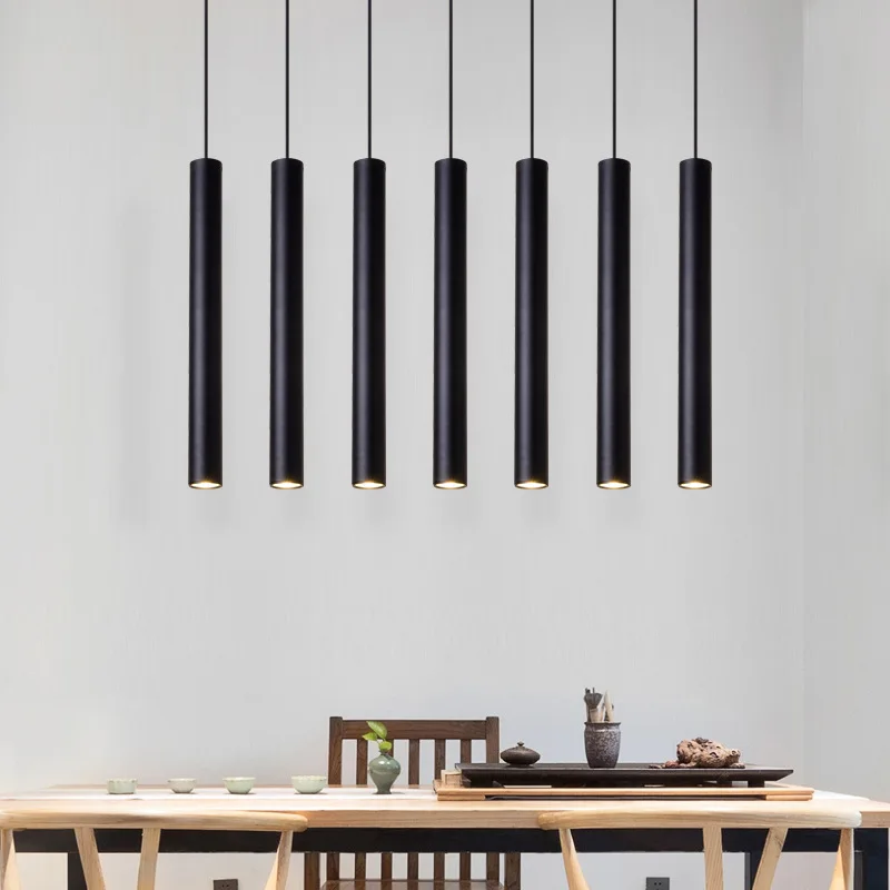 Creative-Art-Decor-LED-Pendant-Lamp-Bar-Cylinder-Pipe-Pendant-Light-For ...