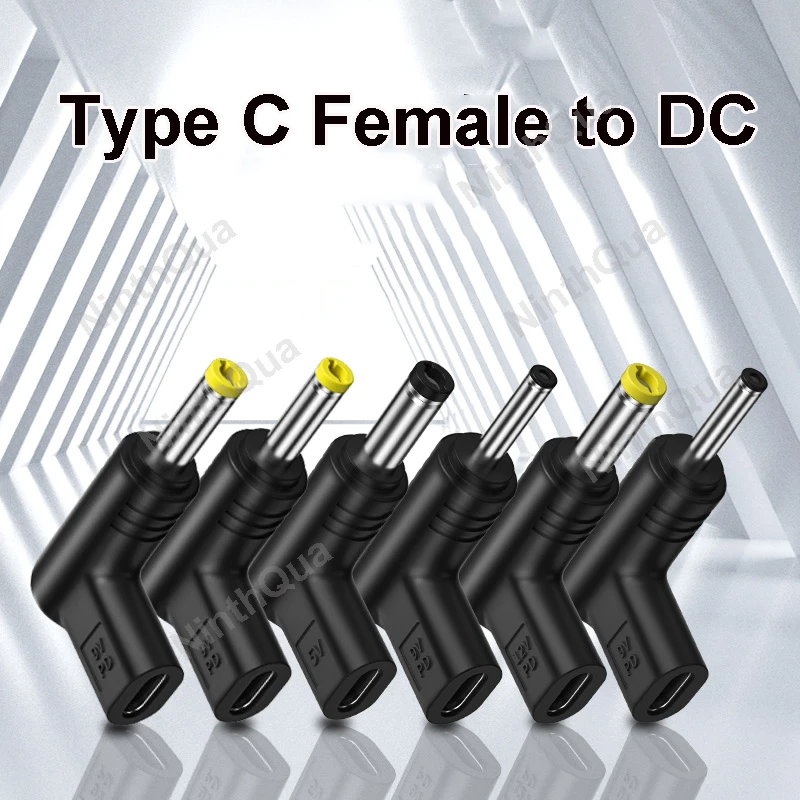 Dc Power Plug Female Usb Type C | 12v Male Female Dc Connector | Usb C ...