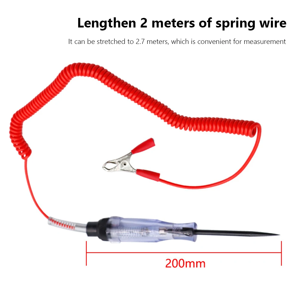 Sensor Voltage Tester Antifreeze Wire Alligator Clip Voltmeter Power ...