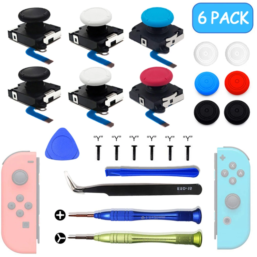 6-Pack-Joycon-Joystick-Replacement-Repair-Kit-for-Nintendo-Switch-3D ...